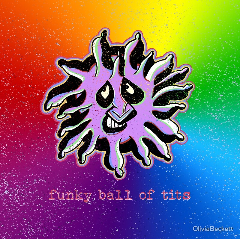 "Funky Ball of the Funk" by OliviaBeckett | Redbubble