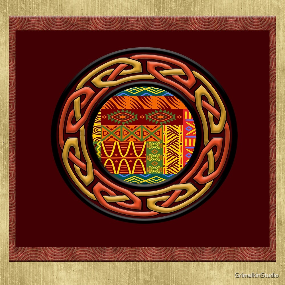 "Tribal Celt Nsomba" by GrimalkinStudio | Redbubble