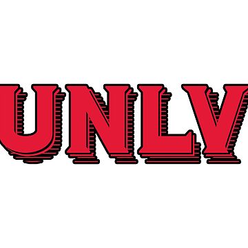 "unlv" Sticker for Sale by samanthaedelman | Redbubble