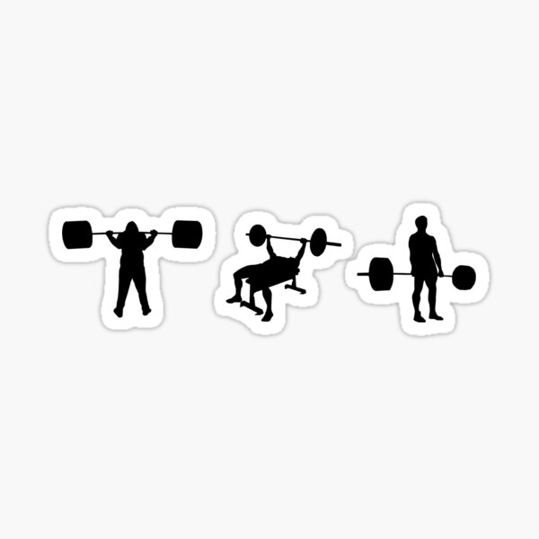 Weight Lifting Stickers | Redbubble