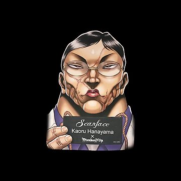 "HANAYAMA SCARFACE" Sticker by Nassaire Soilihi | Redbubble