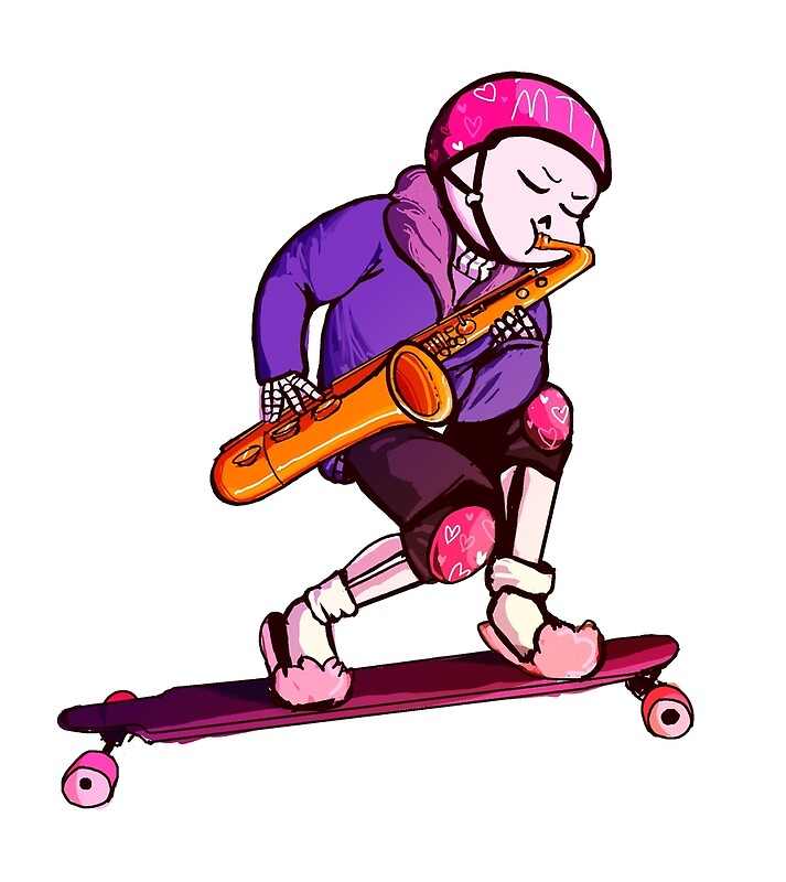 "Practice Safe Sax" by fel-fisk | Redbubble