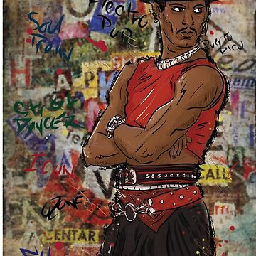 "Shabba Doo Street Dancer " Sticker for Sale by JohnnyPraize | Redbubble