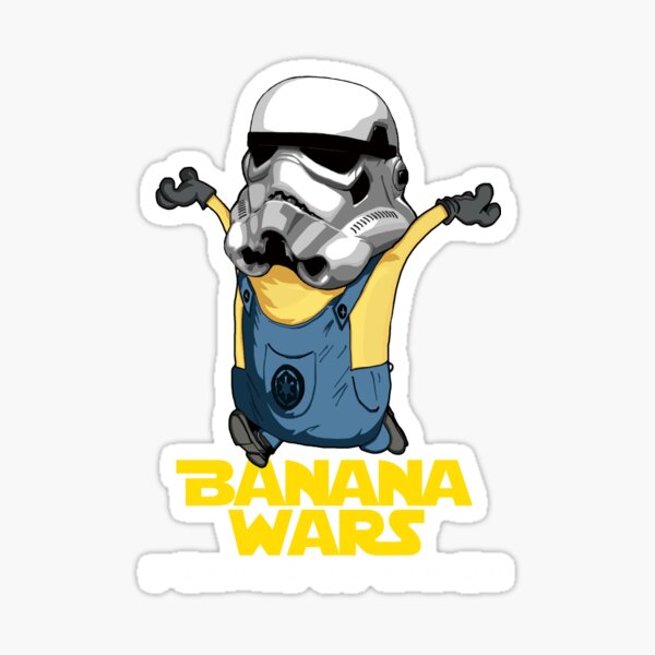 Minion Banana Stickers | Redbubble