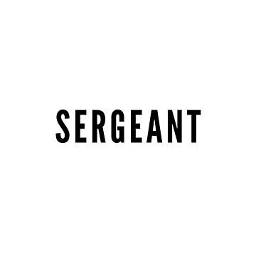 "Sergeant" Pin for Sale by armytshirts | Redbubble