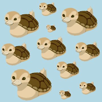 Sticker for Sale mit "Atla Turtle Ente / Enten blaue Legende von Kora ...