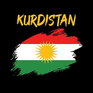 "Kurdistan Kurdish flag flag" Sticker by GeogDesigns | Redbubble