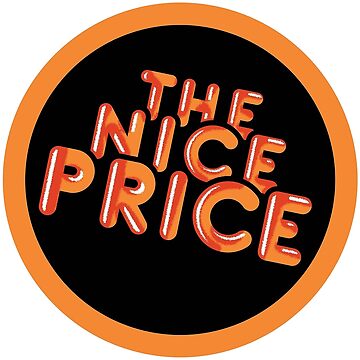 ""THE NICE PRICE" LP Sticker" Sticker for Sale by cousinbessie | Redbubble