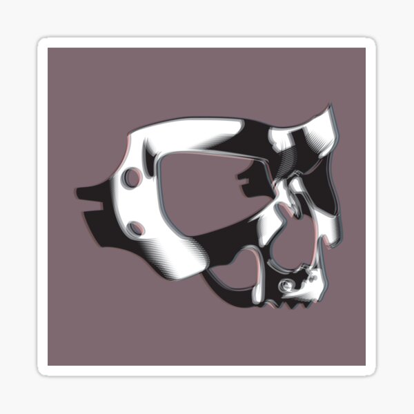 Terminator Skull Stickers | Redbubble