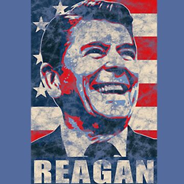 "Ronald Reagan American vintage flag" Classic T-Shirt for Sale by ...