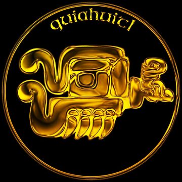 Lámina fotográfica for Sale con la obra «Signo del día azteca ...