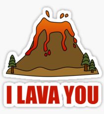 I Lava You: Stickers | Redbubble