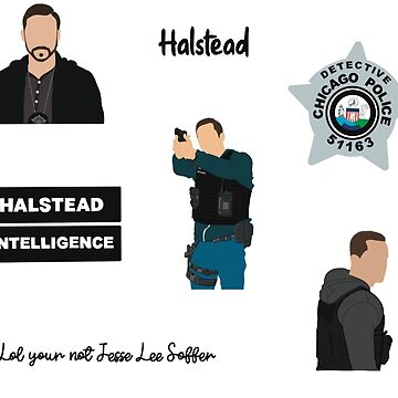 "Jay Halstead Sticker Pack" Sticker for Sale by Ashtyn Robbins | Redbubble