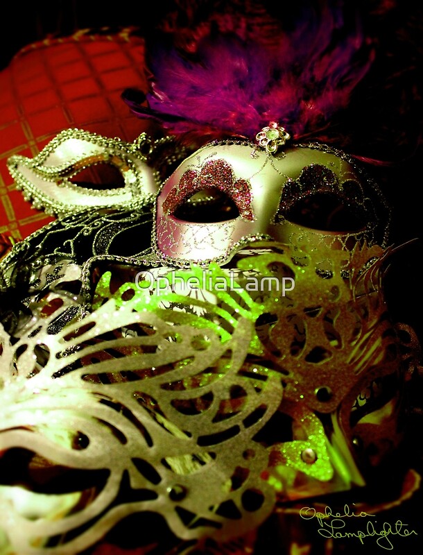 "Adventures From Behind the Masks" by OpheliaLamp | Redbubble