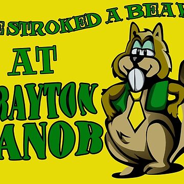 "I've stroked a beaver at Drayton Manor!" Sticker for Sale by ...