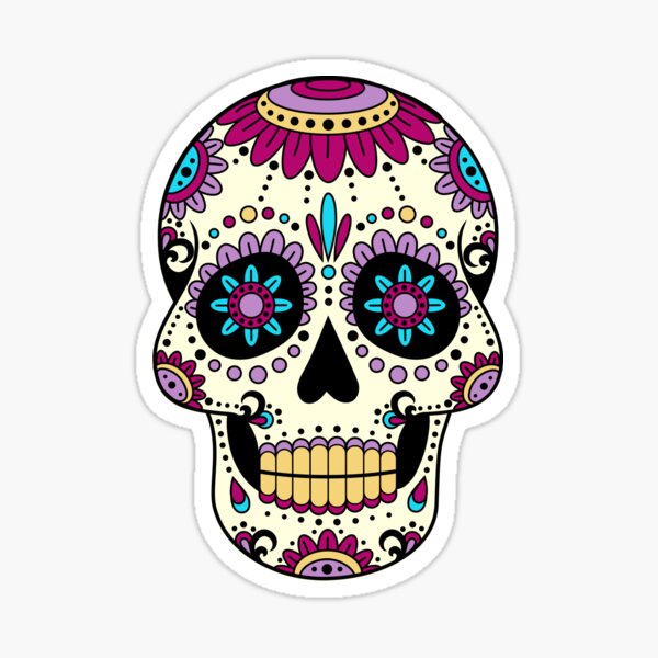 Sugar Skull Stickers | Redbubble