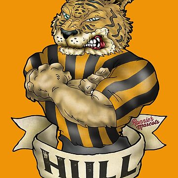 "Hull City Tiger Mascot" Sticker for Sale by RonniesMascots | Redbubble