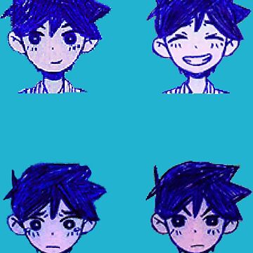 "Hero Sprites (Omori)" Sticker for Sale by hidexmian | Redbubble