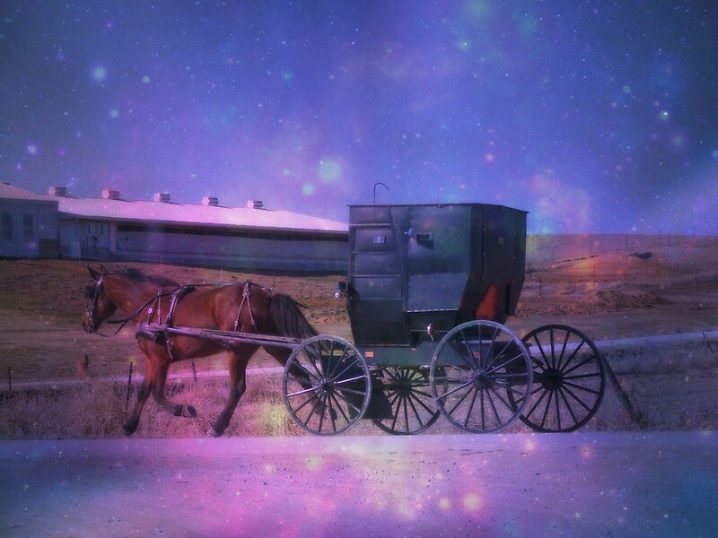 "Amish Space" by angelandspot | Redbubble