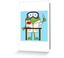 "Frog Doing Science Experiments in Laboratory" by peacockcards | Redbubble