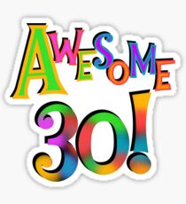 30th Birthday: Stickers | Redbubble