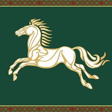 "Banner of Rohan " Sticker for Sale by Mercatus | Redbubble