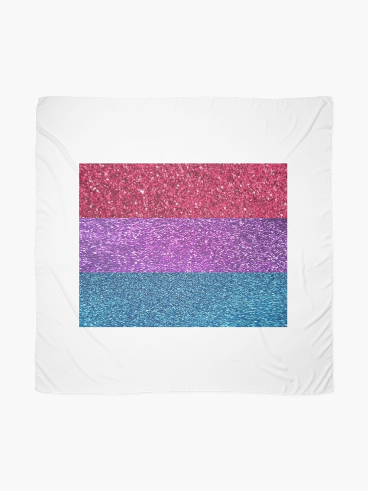 "Bisexual Glitter Flag" Scarf by ButterfliesT | Redbubble