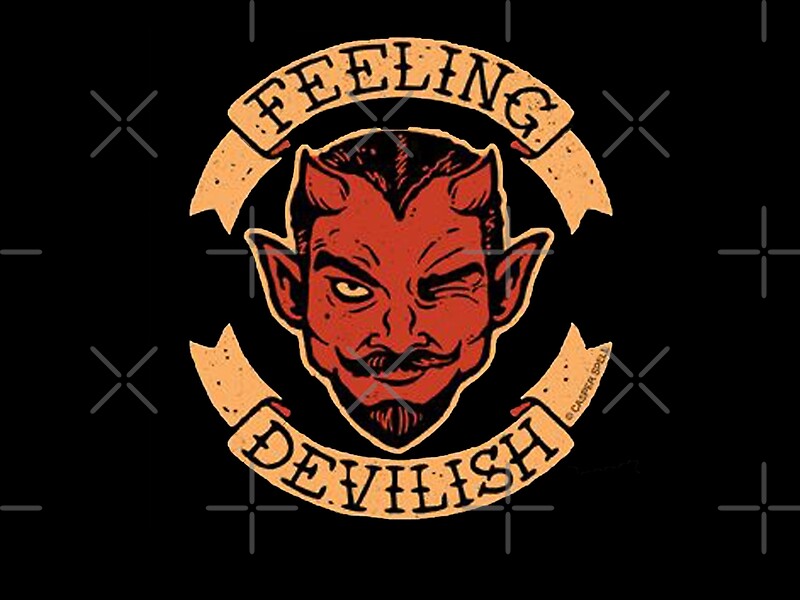 "feeling devilish tshirt" by blessart | Redbubble
