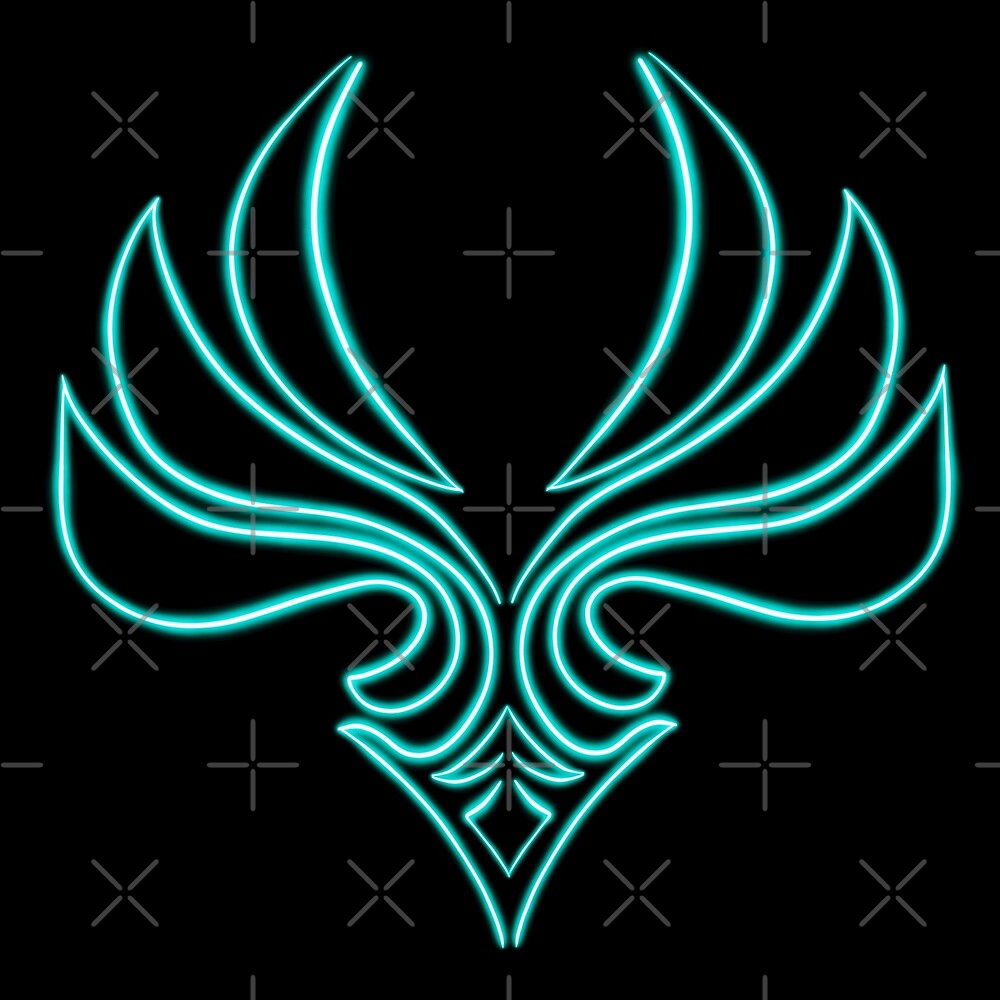 "Genshin Impact - Anemo Logo " by twitchleah | Redbubble