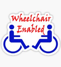 Wheelchair: Stickers | Redbubble