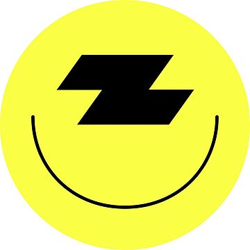 "Smiley Z" Sticker for Sale by zebranow | Redbubble