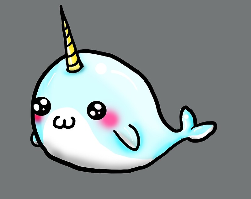 Cute Narwhal Narwhals: Metal Prints | Redbubble
