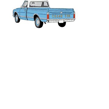 "Chasn' You Truck" Sticker for Sale by mavdesigns | Redbubble