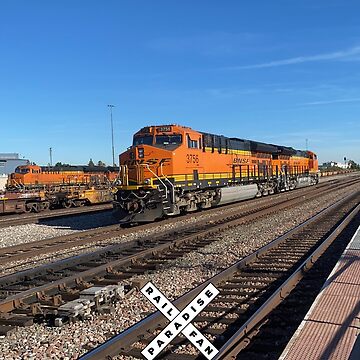 "BNSF 3756" Sticker for Sale by RailfanParadise | Redbubble