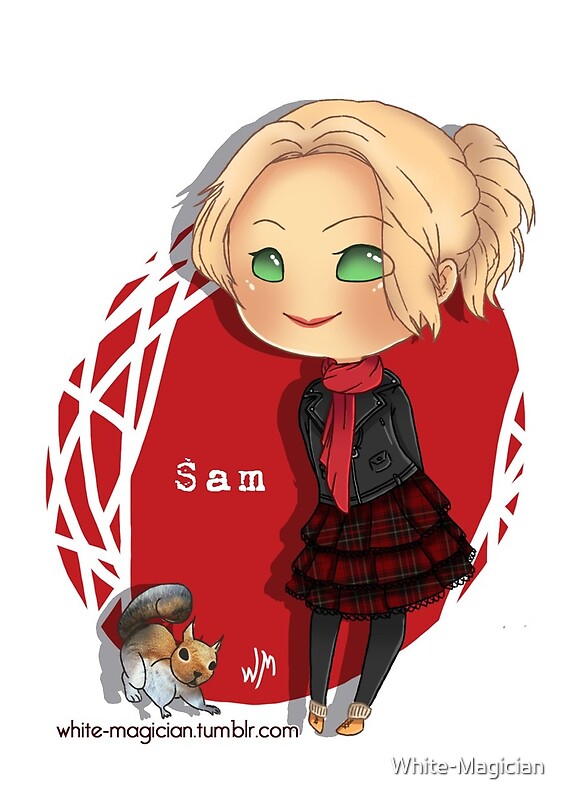 "Chibi Sam" by White-Magician | Redbubble