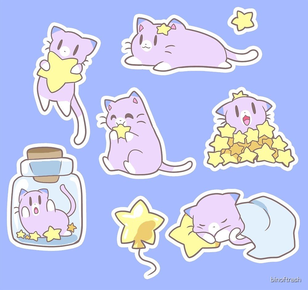 "Star Kitty" by binoftrash | Redbubble