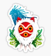 Princess Mononoke: Stickers | Redbubble