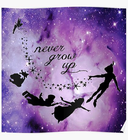 Never Grow Up: Posters | Redbubble