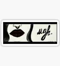 Tumblr Ugh: Stickers | Redbubble