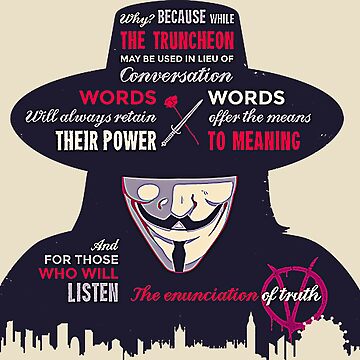 "Enunciation of Truth // V for Vendetta, Guy Fawkes, Anarchy, Anonymous ...