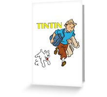 Tintin: Greeting Cards | Redbubble