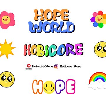 "BTS (방탄소년단) J-hope Hobicore Sticker Bundle" Sticker for Sale by ...