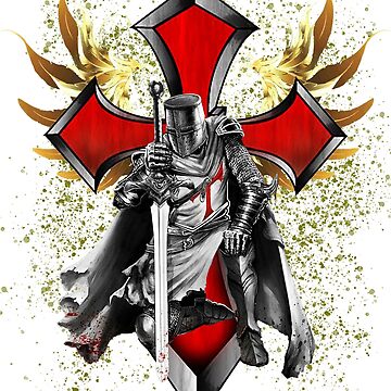"Knights Templar Christian Faith In Jesus Christ And God Bible Tee ...