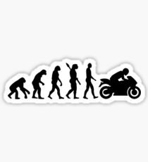 Motorcycle Evolution Stickers | Redbubble