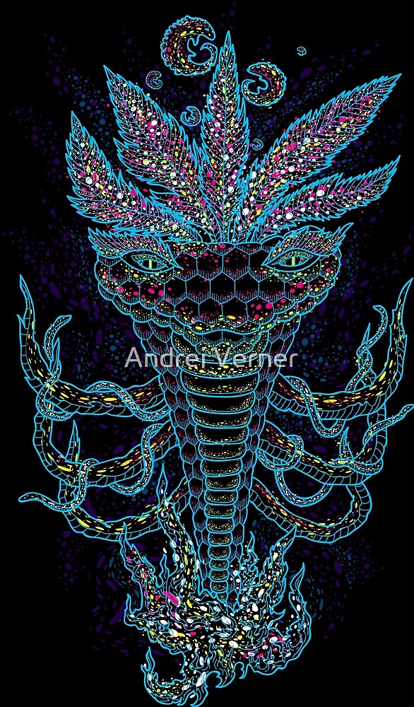 "Kundalini Meditation Snake Spirit" by Andrei Verner | Redbubble