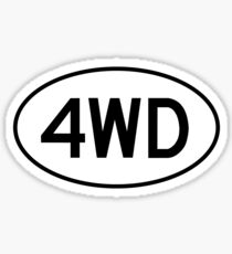 4wd: Stickers | Redbubble