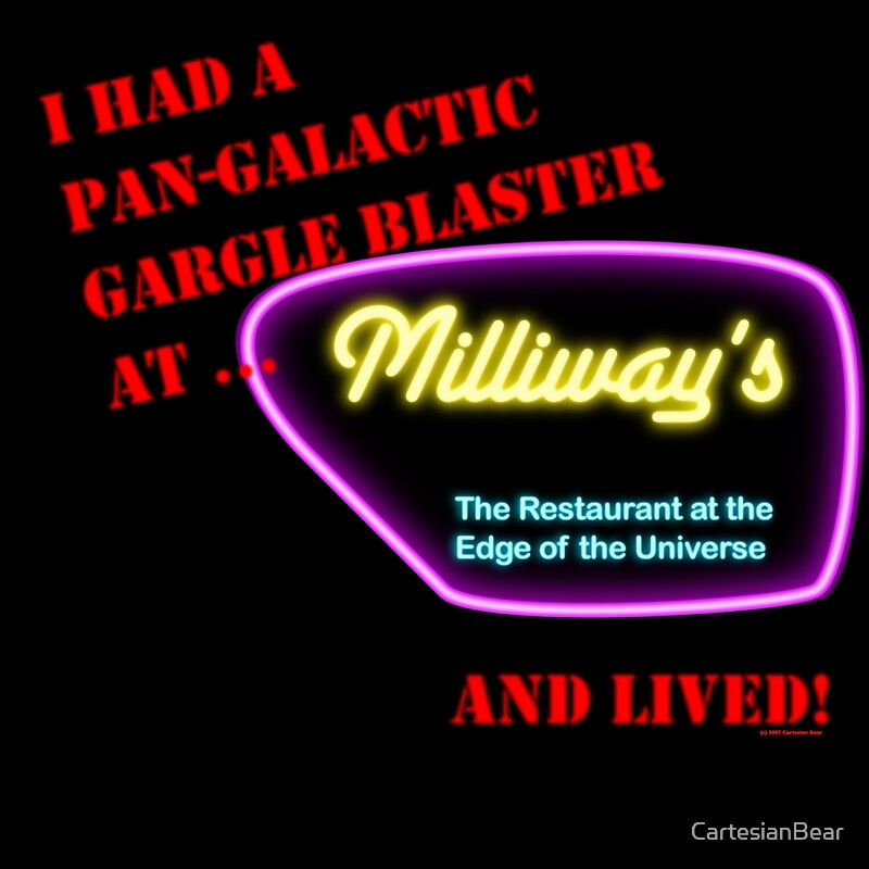 "Milliways, Restaurant at the Edge of the Universe" by CartesianBear ...
