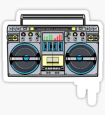 Boombox Stickers | Redbubble