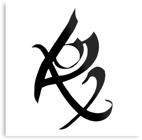 "Fearless Rune - Shadowhunters" Metal Print by qshiner | Redbubble