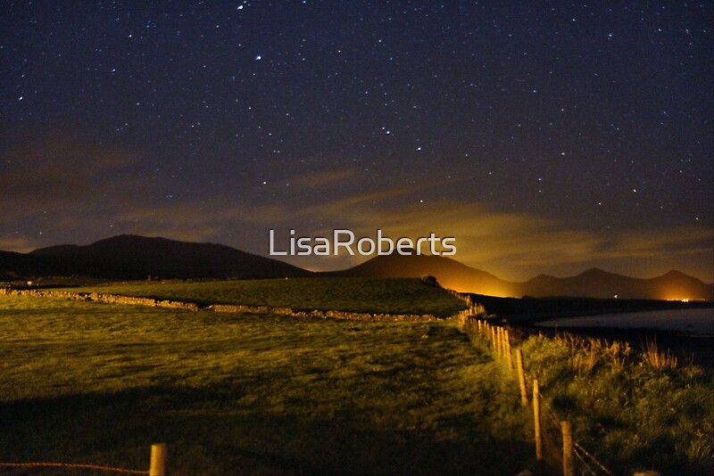 "Snowdonia at night" by LisaRoberts | Redbubble